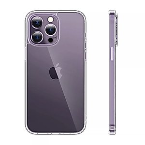 iPhone 14 Pro Max Clear Case. Transparent Hybrid Acrylic Protective Cases for iPhone 14 Pro Max.Screen Size (6.7)