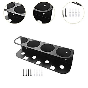 SiaBiced Spray Bottle Holder Wall Mount Shelf Paint Bottle Holder Stand Storage Rack Bottle Organizer for Garage Kitchen Shop Home, 42cmx11cmx9cm