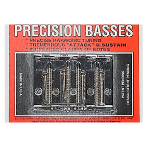 Allparts Leo Quan Bass II Bridge - Chrome