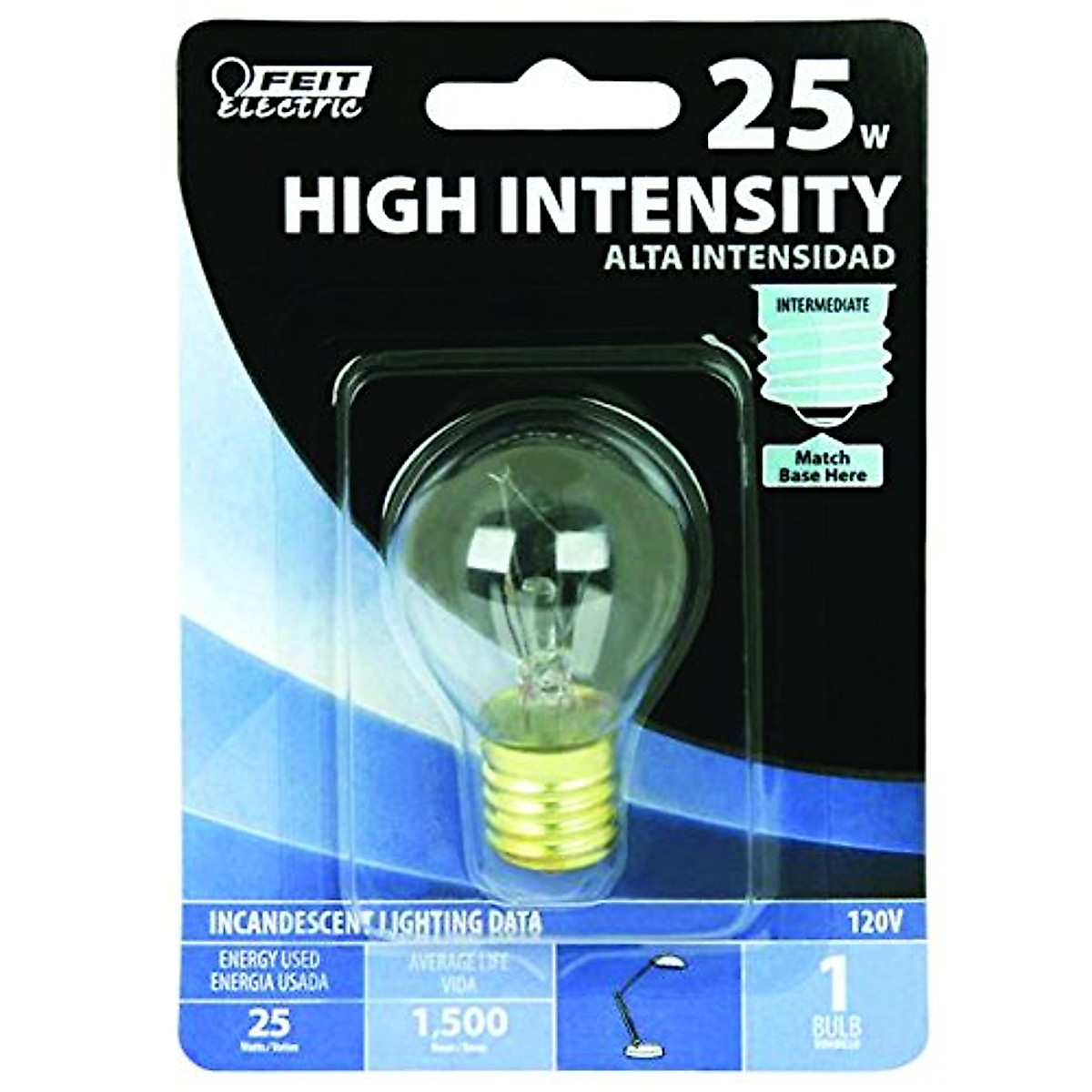 Feit Electric Bp25s11n S-11n Incandescent Light Bulb 25w Clear (Pack of 6)