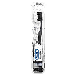 Oral B Charcoal Whitening Therapy Toothbrush Medium - 1 Ea, 1count