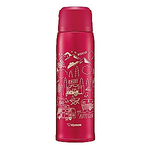 Zojirushi SJ-JS10RA Stainless Steel Bottle Mug, Red