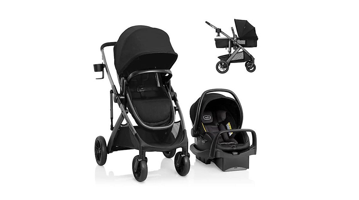 Evenflo Pivot Suite Travel System - Safe & Versatile Stroller