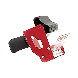 Scotch Packaging Tape Dispenser, Holds Tape up to 2" Wide, No Tape Included (ST-181),Red