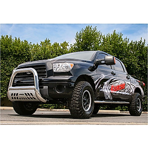 ARIES 45-2004 Big Horn 4-Inch Polished Stainless Steel Bull Bar, Select Toyota Sequoia, Tundra