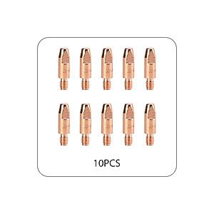 hynade MIG Torch Contact Tip For Mig Welding Torch, Mig Welder, Tweco Binzel or Clarke, 0.035, 10-Pack,Copper (0.035'' (0.9mm)