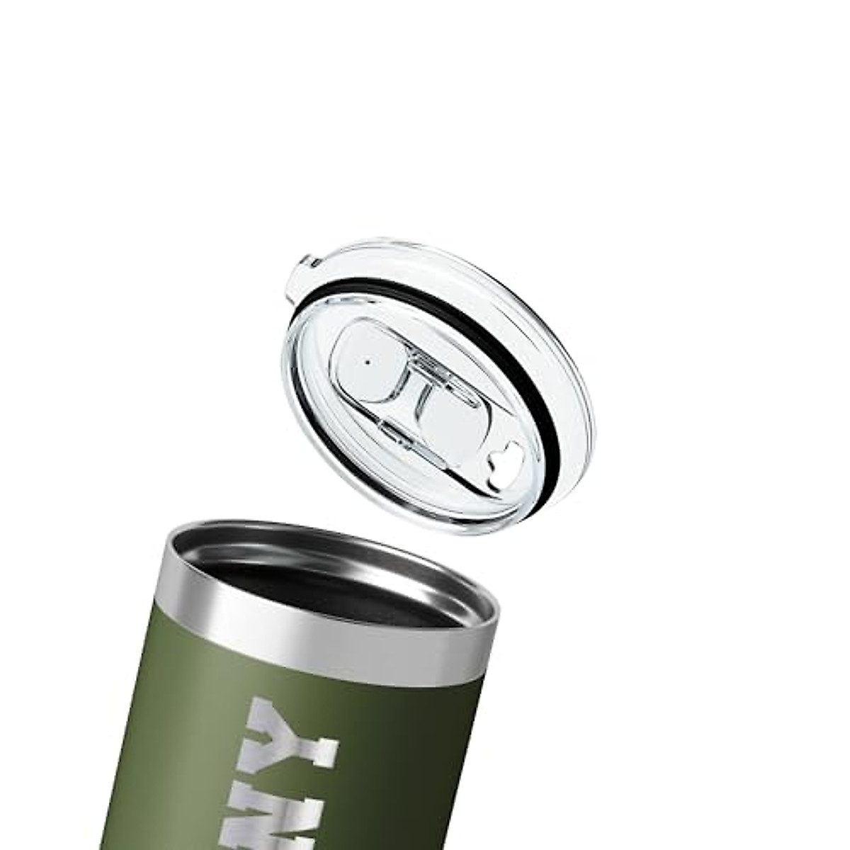 Personalized Soccer Ball Tumbler with Lid Laser Engraved on Army Green 22 oz Stainless Steel Insulated Cup Birthday Gift for Men, Women, Sports Lover