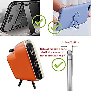 Ailenyun Phone Screen Bracket TV Style Mobile Phone Holder. with Speaker. for iPhone 8 Plus / 7s Plus/7 Plus / 6s Plus/ 6 Plus .A Idea Gifts for Family, Girl/Boy Friend.