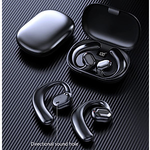 TEDATATA Wireless Bone Conduction Earphones Binaural Noise Reduction, Wireless high-Definition Calls，Suitable for Sports Workouts, Running, Cycling