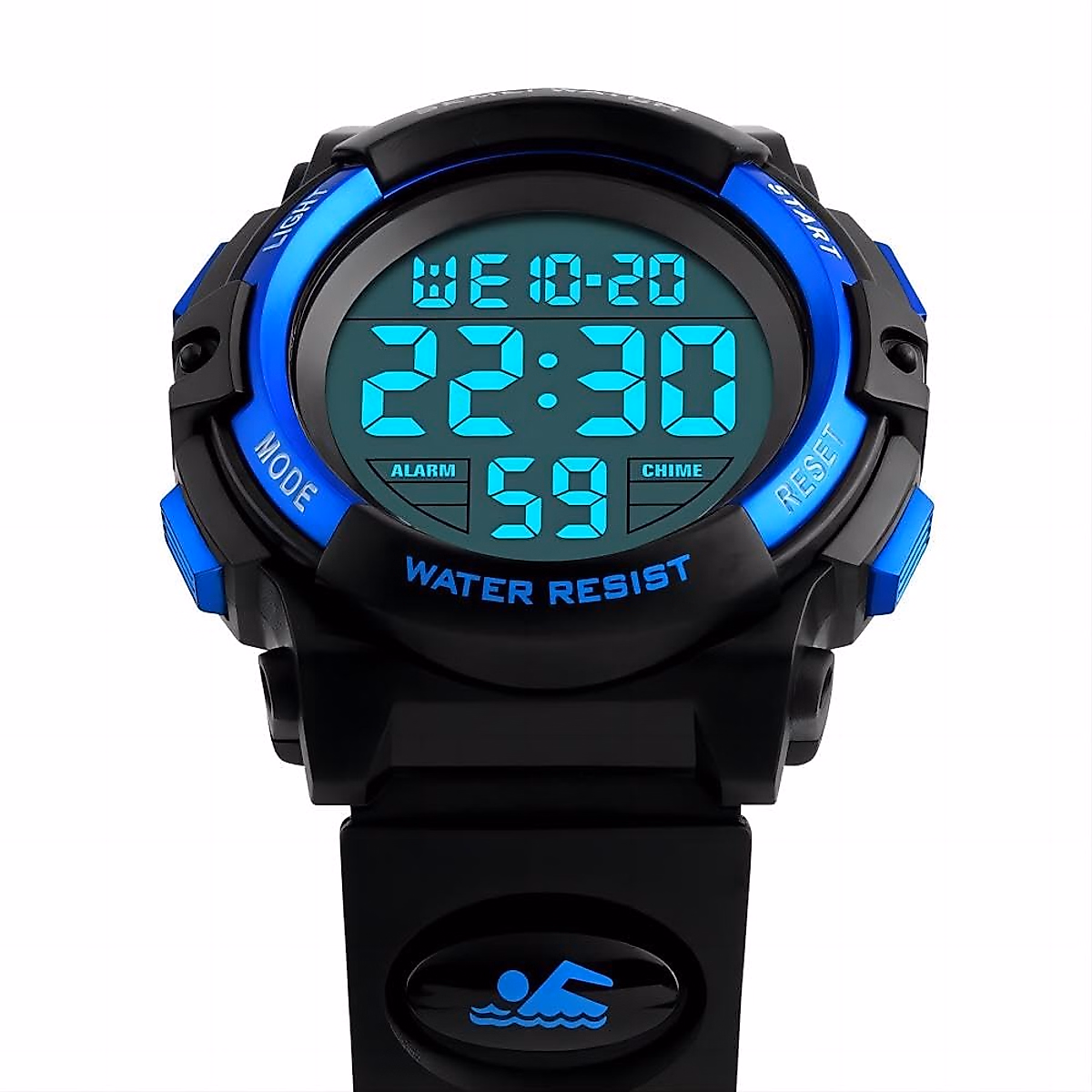 MJSCPHBJK Boys Digital Sports Watch, Kids Watch, Waterproof LED Alarm Calendar Analog Watches for Children