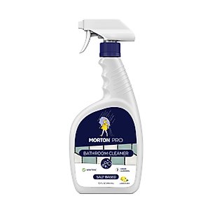 Morton Pro Bathroom Cleaner – Non-Toxic Fragrance-Free Bleach Alternative, Eco-Friendly, Child, Pet, and Fabric Safe, Perfect for Surfaces, Lab Tested, Salt-Based Cleaner | Made In USA (32 FL Oz)