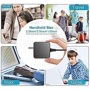 Slim USB C Charger Fit for Google Pixelbook (Black)