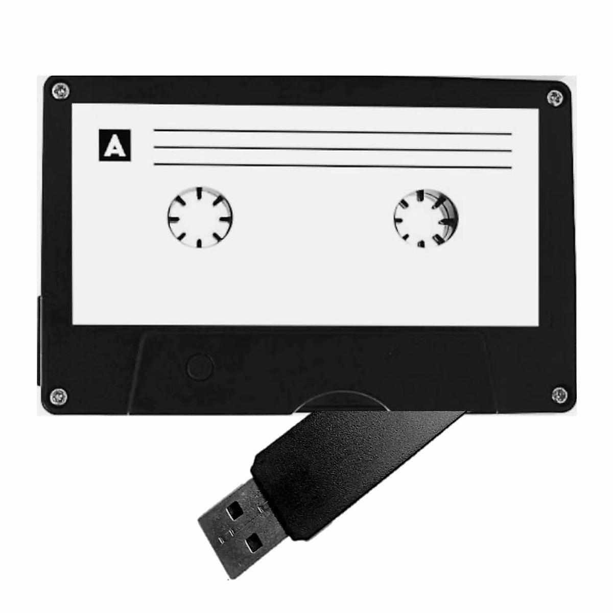 MASHTAPE Basics – Vintage Cool Design 32GB. Cassette Tape Shaped USB Flash Drive, Thumb Drive, Jump Drive for Thoughtful, Nostalgic Gift. Mixtape for DJ, Photographer