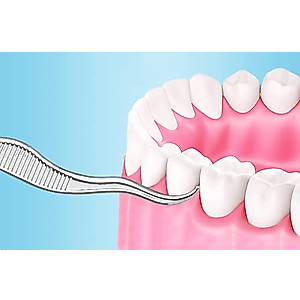 WOIWO 2PCS Stainless Steel Dental Floss Carry Oral Care Floss Cleaning Dental Crevices Tools Portable Dental Floss  