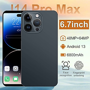 Smartphone for Android11, 6.1in 4GB 64GB MT6889 Ten Core CPU Cell Phone, 2G 5G Dual WiFi, GPS Navigation, 5.0, 8MP+16MP Dual Camera, Dual SIM Cards