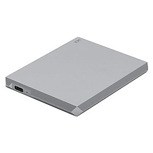 LaCie Mobile Drive, 2TB, External Hard Drive, Space Grey, USB-C, 2 Year Rescue Services (STHG2000402)