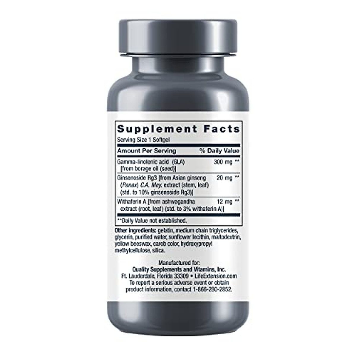 Life Extension GEROPROTECT Longevity A.I. - Anti-Aging Supplement with Gamma-linolenic Acid (GLA) from Borage Seed Oil and Ginseng Extract for Stem Cell Health –Gluten-Free, Non-GMO – 30 Softgels