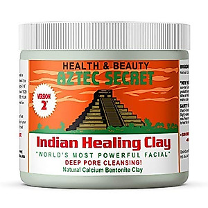 Aztec Secret– Indian Healing Clay 1 lb – Deep Pore Cleansing Facial & Body Mask – The Original 100% Natural Calcium Bentonite Clay – New Version 2