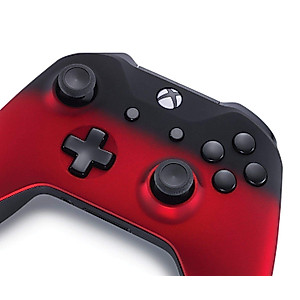 Shadow Red XB One S UN-MODDED Custom Controller (with 3.5 Jack)