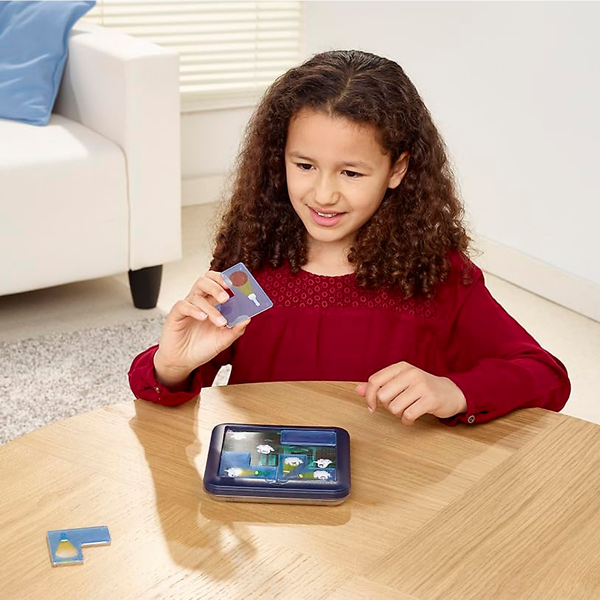 SmartGames Ghost Hunters Travel Game for Kids and Adults, a Spooky, STEM Focused Cognitive Skill-Building Brain Game - Brain Teaser for Ages 6 & Up, 60 Challenges