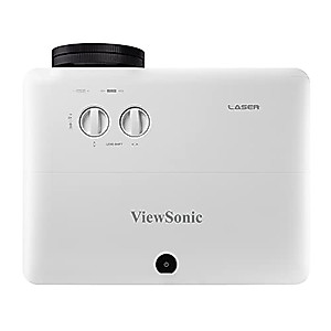 ViewSonic LS921WU 6000 Lumens WUXGA Short Throw Laser Projector for 200 Inch Screen, Dual HDMI, 4K HDR HLG Support, 1.1x Optical Zoom for Business and Education, White