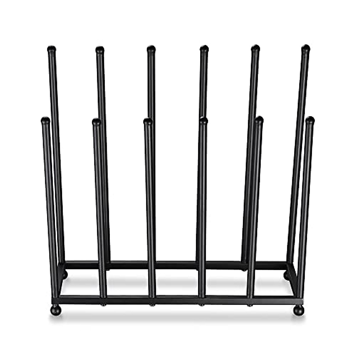 Free Standing Shoe Racks, Modern Black Metal Boot Organizer, Tall Boots Storage, Holds 6 Pair for Dorm Room, Closet, Entryway, Bedroom, Patio Outdoor, Hallway, Black Shoe Rack Organizer, Shoe Storage…