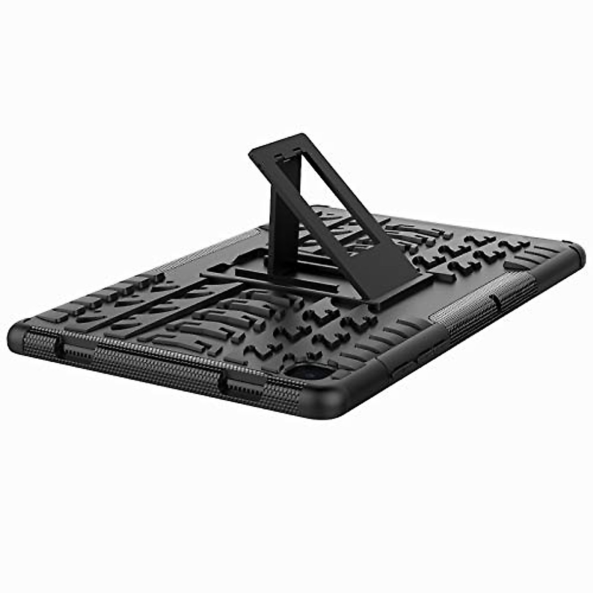 DWaybox for Samsung Galaxy Tab A7 10.4 Case 2020 2022 Released T500 T505 SM-T509 Armor Heavy Duty TPU Soft + PC Hard Rugged Case 2in1 Combo Dual Layer Shock-Absorbing Cover with Stand -Black