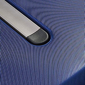 DELSEY Paris Cactus Hardside Luggage with Spinner Wheels, Navy, Checked-Medium 24 Inch