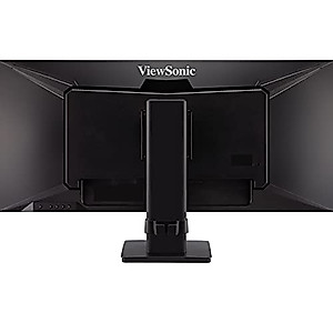 ViewSonic VA3456-MHDJ 34 Inch 21:9 UltraWide WQHD 1440p IPS Monitor with Ultra-Thin Bezels, Ergonomics Design, HDMI, and DisplayPort Inputs for Home and Office