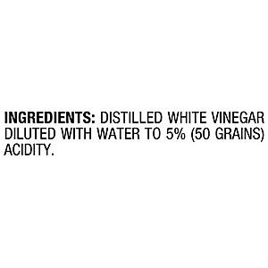 Heinz All Natural Distilled White Vinegar with 5% Acidity (32 fl oz Bottle)