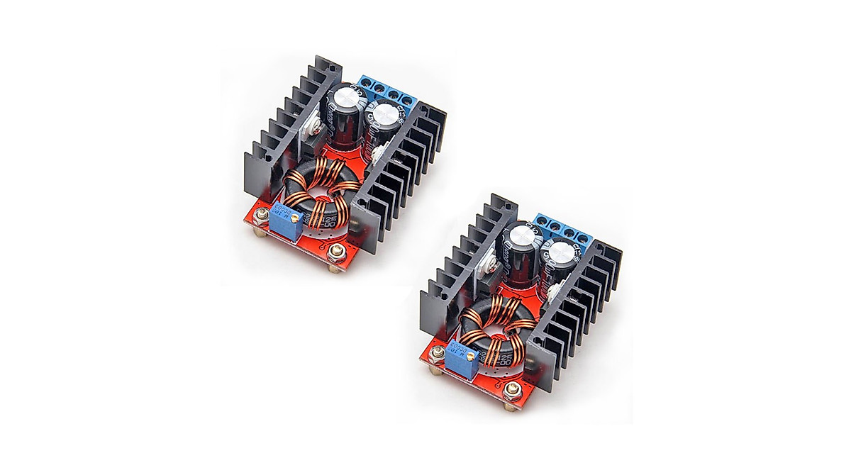 Gowoops 2PCS 150W Boost Converter Module for Adjustable Power