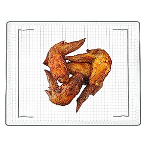 Air Fryer Basket for Oven Compatible with Cuisinart TOA-60 Serie TOA-65 cuisinart air fryer toaster oven, Stainless Steel, Baking, Boiling, Cooling or Drying Used for Convection Ovens Air fryers