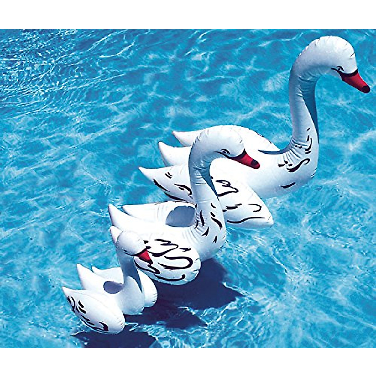 Poolmaster 81411 Floating Swimming Pool Backyard Décor, 3 Pack, Swan Family