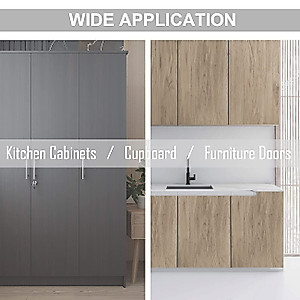 Double Elite 3/8" Inset Satin Brushed Nickel Cabinet Hinges 25 Pairs(50 Pcs), Self Closing Hinges for Kitchen Cabinets/Cupboard/Furniture Doors, Silver Nickel Cabinet Door Hinges with Upgraded Screws