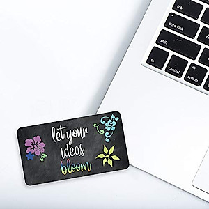 SpringFlower 100 Pack Motivational Quote Cards-Positive Affirmation, Encouragement, Inspirational and Kindness note cards For Kids' Lunch Box-Chalkboard Design(Business Card Size and Blank Back)