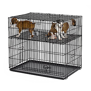 Midwest Homes Puppy Playpen Crate - 224-05 Grid & Pan Included