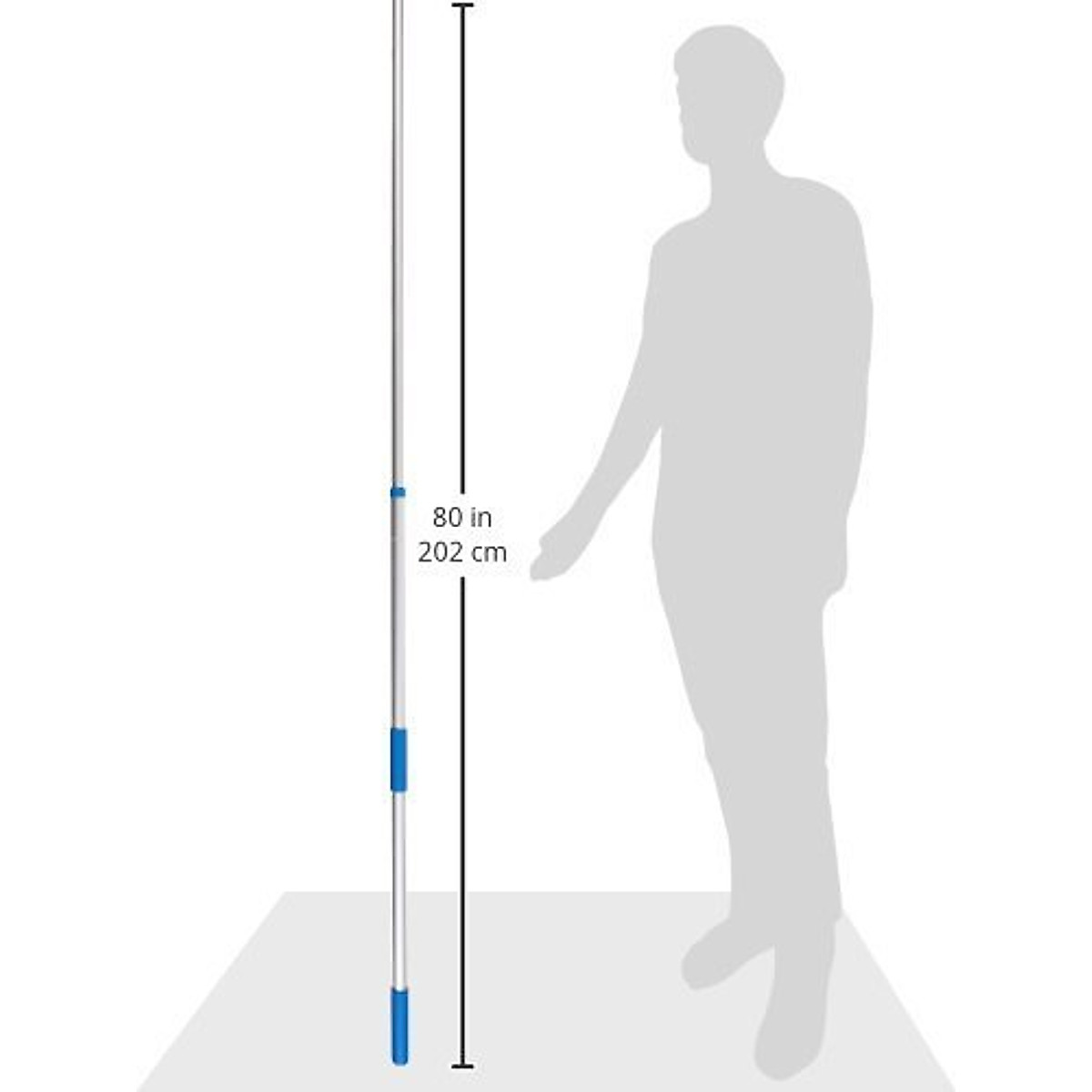 STAR BRITE Telescoping Deck Brush (040092-1FF),Blue