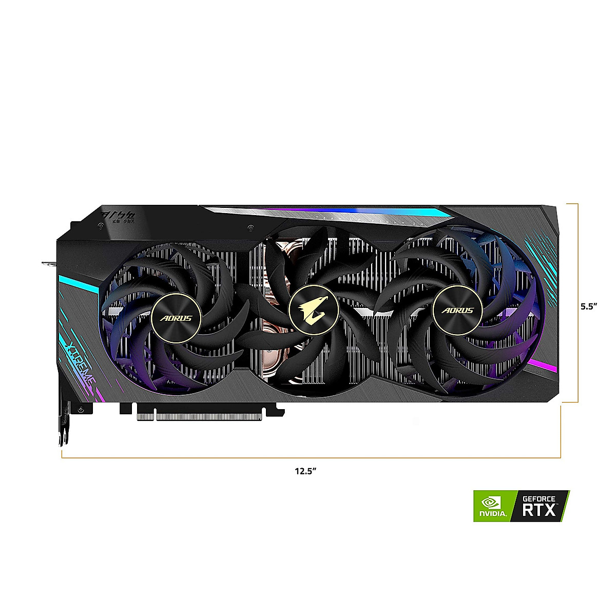 GIGABYTE AORUS GeForce RTX 3090 Xtreme 24G Graphics Card, Max Covered Cooling, 24GB 384-bit GDDR6X, GV-N3090AORUS X-24GD Video Card (Renewed)