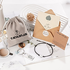 Tarsus Drive Safe Keychain Boyfriend Gifts from Girlfriend Wife Matching Keychain Heart Bracelet Set Gifts for Couples Him Husband Men Fathers Day Valentines Day