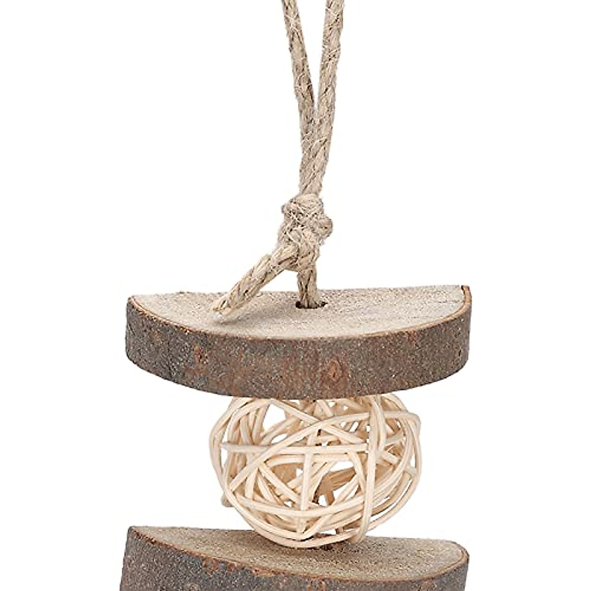 SYH&AQYE 5Pcs Bird Chewing Toys Bird Beak Grinding Stone for Parrots/Hamsters and Other Rodents Cage Hanging Bird Biting String Pet Accessory