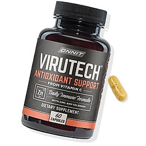 Onnit ViruTech: Antioxidant Formula with Vitamin C, Zinc, and Selenium (60ct)