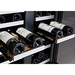 Allavino FlexCount VSWR36-2SSFN - 36 Bottle Dual Zone Wine Refrigerator with French Doors