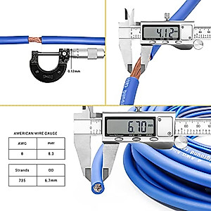 Recoil RCK84 True 8 Gauge Complete 4-Channel CCA Amplifier Wiring Kits with OFC RCA Cable