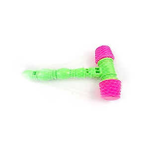 CurcKua Hammer Pounding Toy Squeaky Hammer, Baby Hammer Toy, Sounding Hammer Toy, Plastic Percussion Sounding Hammer Funny Squeaky Toys for Kids Random Color