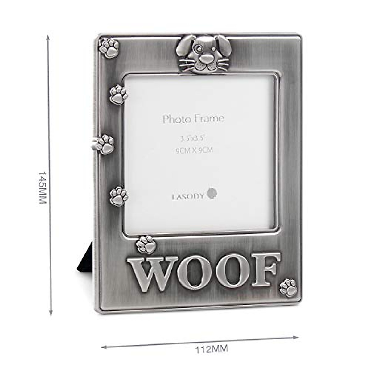 LASODY Memorial Dog Photo Picture Tabletop Frame Woof Frame-Dog Photo Gift