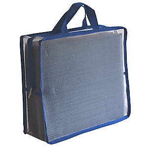 Khataland YoFoMat-Ultra Thick Best Foldable Yoga Mat, Eco Friendly with Travel Bag, Extra Long 72-Inch, Free From Phthalates and Latex, Midnight Blue