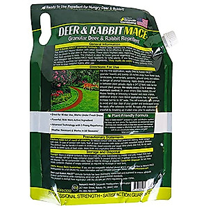 Nature's MACE Deer & Rabbit Repellent 6lb / Covers 6,000 Sq. Ft. / Repel Deer from Your Home & Garden / Safe to use Around Children, Plants & Produce / Protect Your Garden Instantly