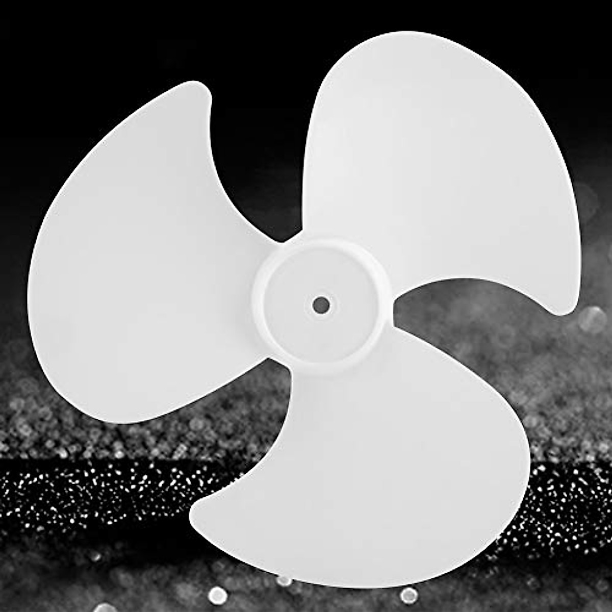 GLOGLOW Plastic Fan Blade, 2Pcs 3 Leaves Plastic Fan Blade Replacement Three Leaves Electric Fan Blades for Household Standing Pedestal Fan