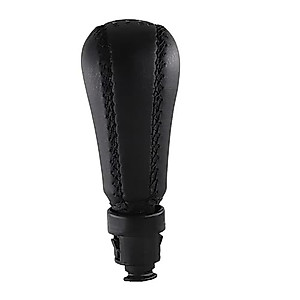 Gear Handle Car Gear Shift Knob Head Gear Cover Shift Lever Stick for Volvo S60 S80 V70 XC70 Sewing Leather Manual Shift Lever (Color : 6 Speed)