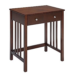 Convenience Concepts Designs2Go Mission Desk with Keyboard Drawer, Espresso